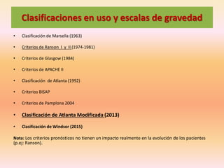PANCREATITIS AGUDA , manejo quirúrgico emg | PPTX