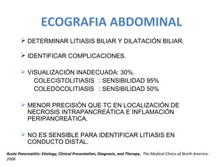 Pancreatitis aguda avances | PPT