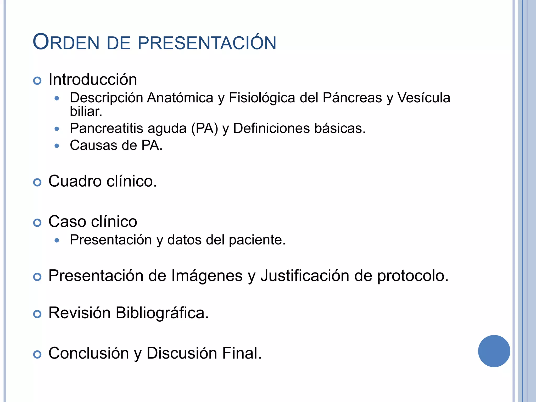Pancreatitis aguda por TC | PPTX