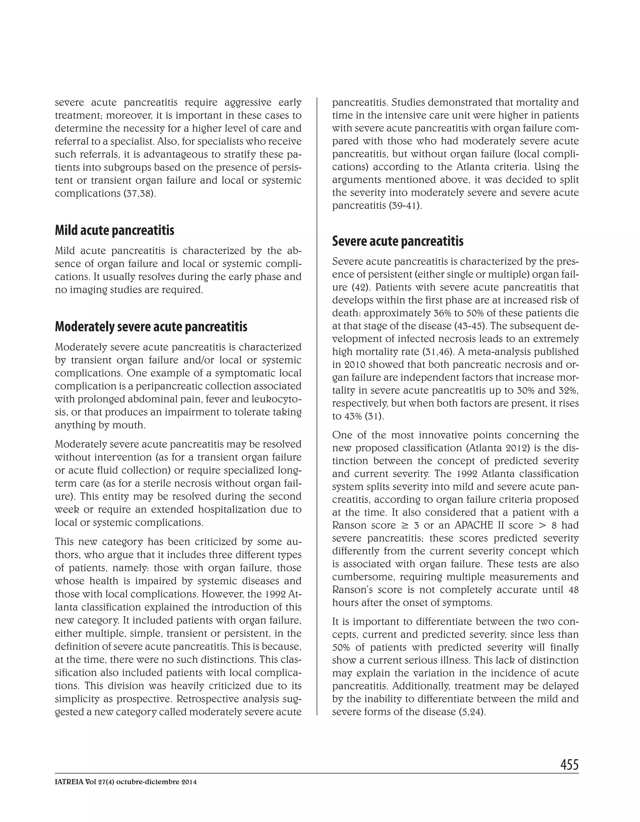 Pancreatitis atlanta | PDF