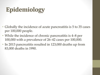 Pancreatitis | PPTX