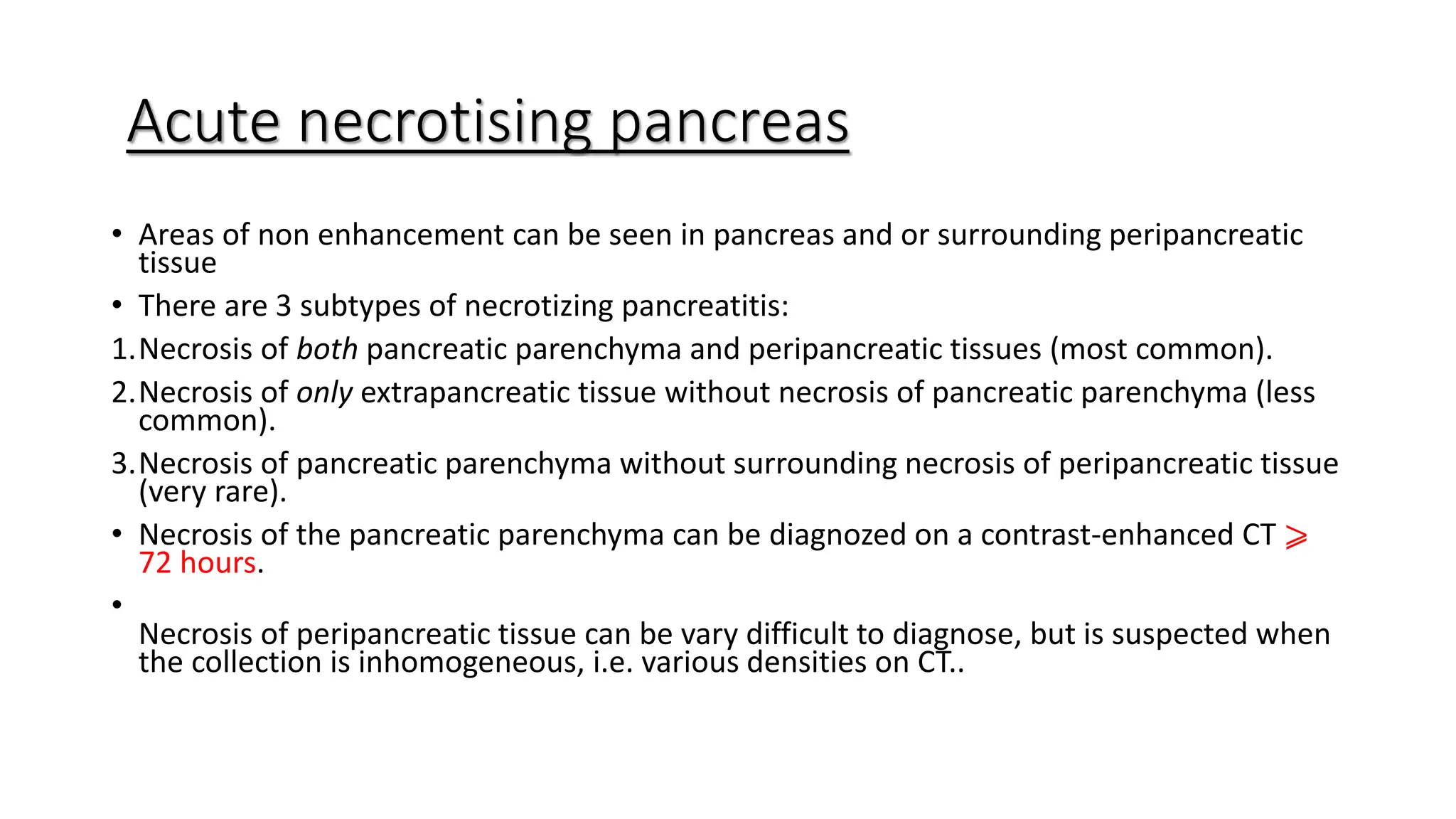 Radiology of pancreatitis. Acute and chronic | PPTX