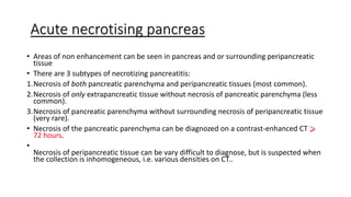 Radiology of pancreatitis. Acute and chronic | PPTX
