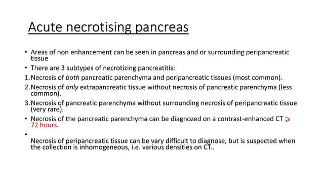 Radiology of pancreatitis. Acute and chronic | PPTX