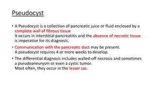 Radiology of pancreatitis. Acute and chronic | PPTX