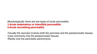 Radiology of pancreatitis. Acute and chronic | PPTX
