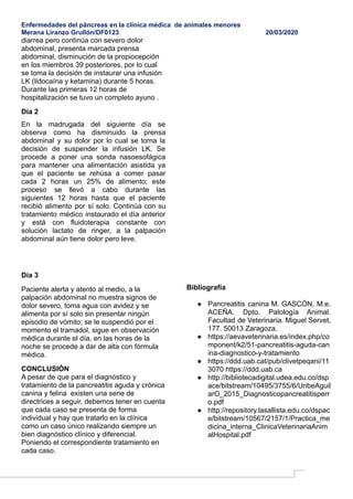 Pancreatitis canina | PDF