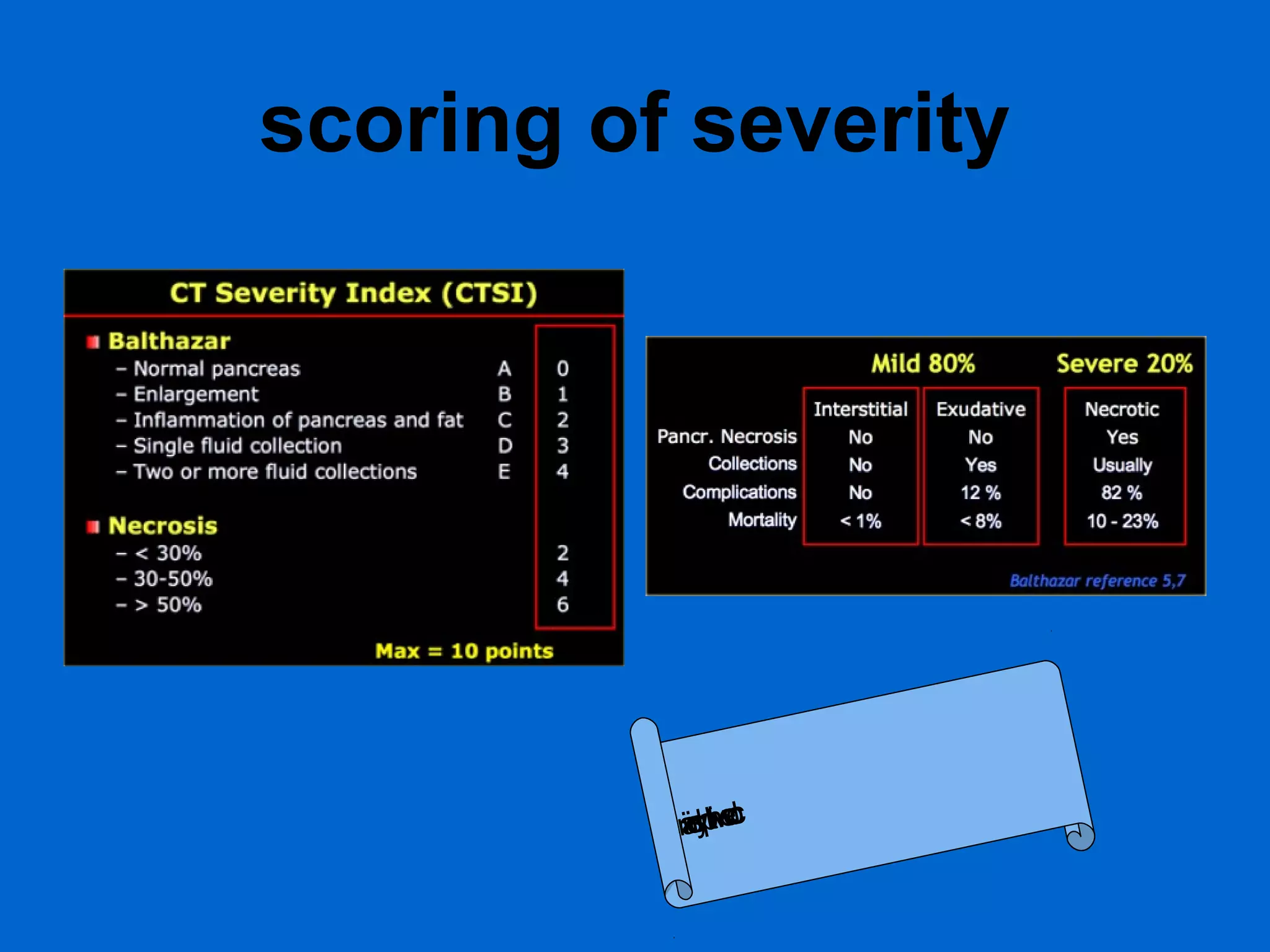 Pancreatitis scoring and terminology | PPT