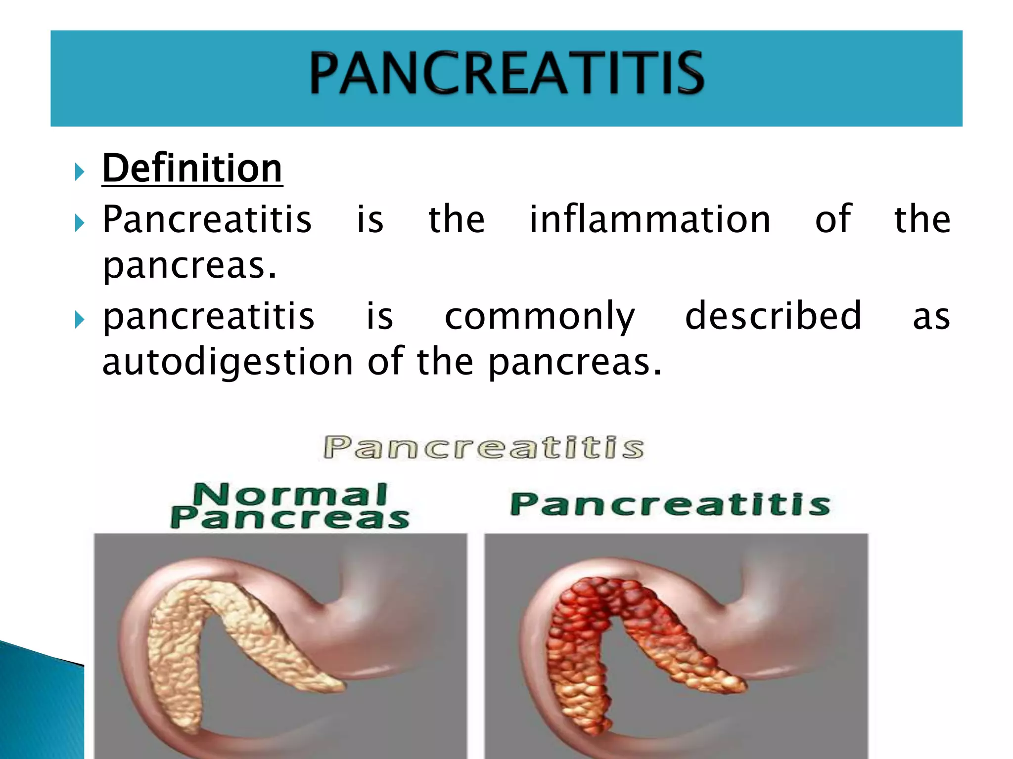 ACUTE AND CHRONIC PANCREATITIS | PPTX