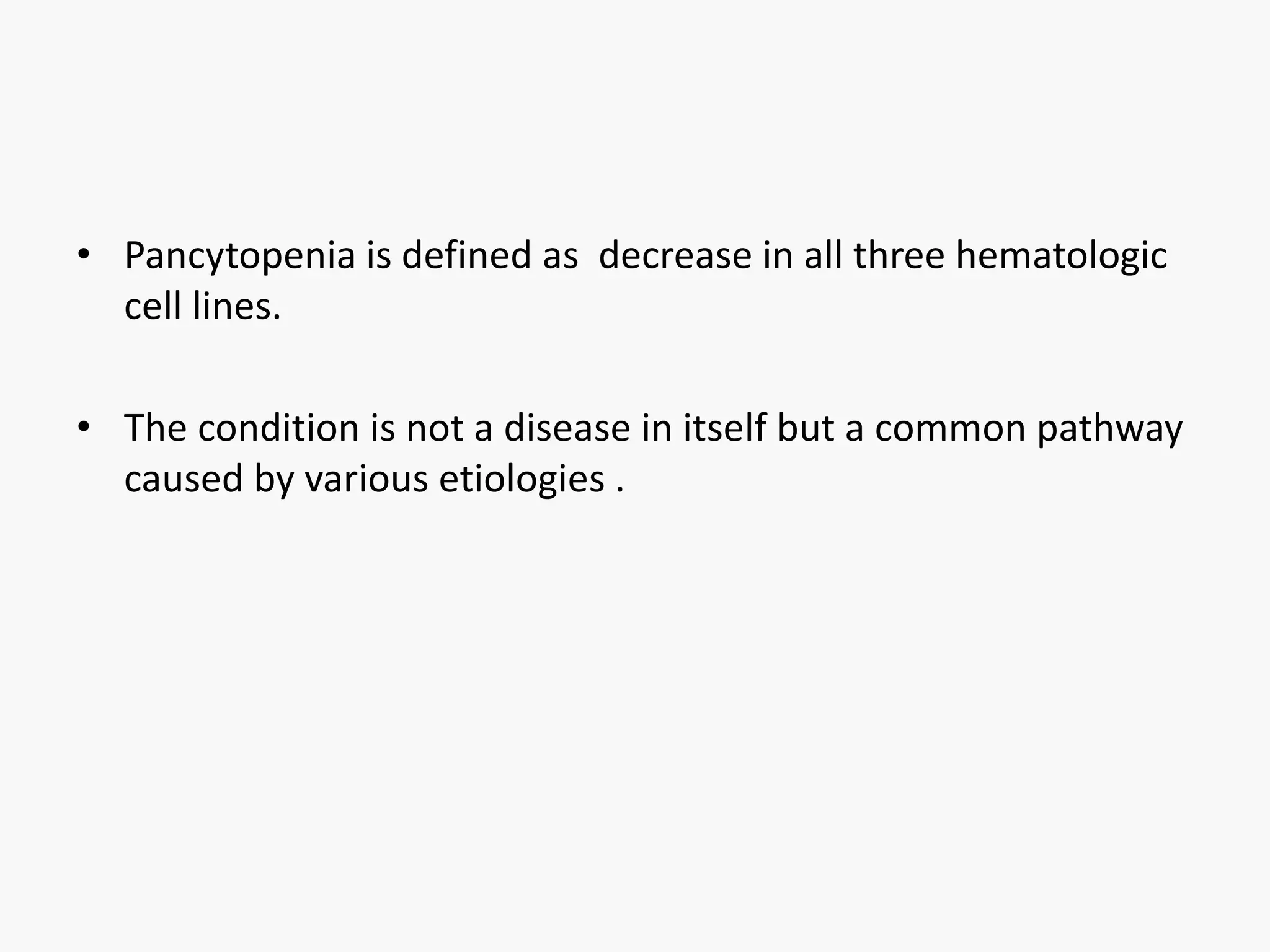 Approach to Pancytopenia with cases by Dr Yogeeta Tanty.pptx | Blood ...
