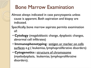 Diagnostic Approach to Pancytopenia Clinical PBS and Bone Marrow | PPTX