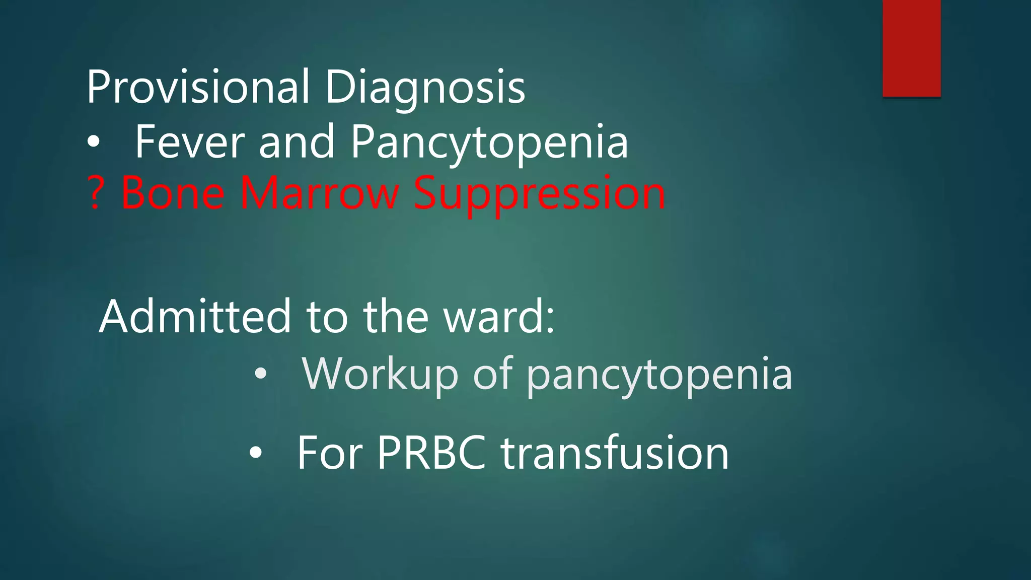Approach to pediatric pancytopenia | PPTX