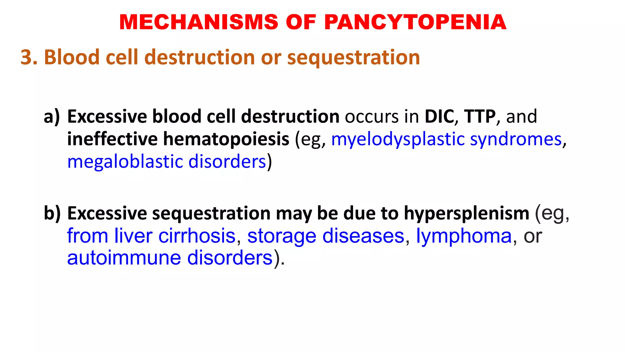 Pancytopenia | PPTX