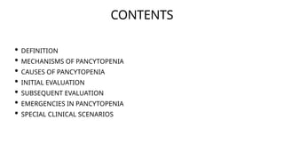 PANCYTOPENIA Approach , algorithm etc .pptx