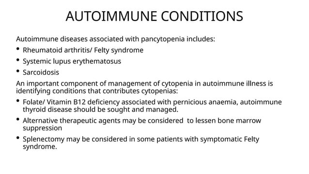 PANCYTOPENIA Approach , algorithm etc .pptx