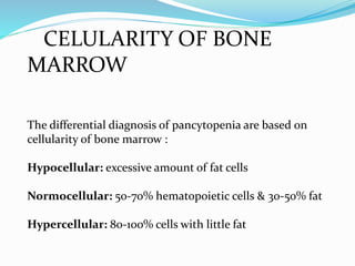 APPROACH TO PANCYTOPENIA | PPTX