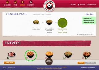 UX Case Study: Panda Express Online Ordering | PDF