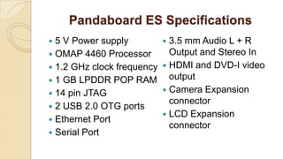 Pandaboard | PPT