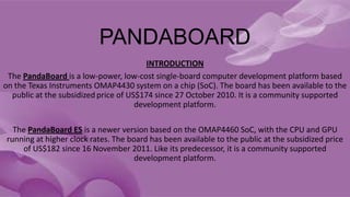 Panda board | PPTX