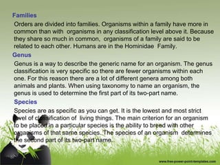 CLASSIFICATION OF ORGANISMS | PPT