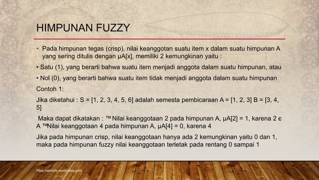 Pandahuluan sistem fuzzy | PPT