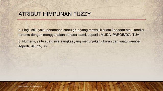 Pandahuluan sistem fuzzy | PPT