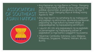 Pandaigdigang Organisasyon | PPTX