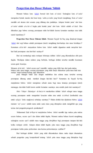 Pandangan islam tentang iddah | PDF