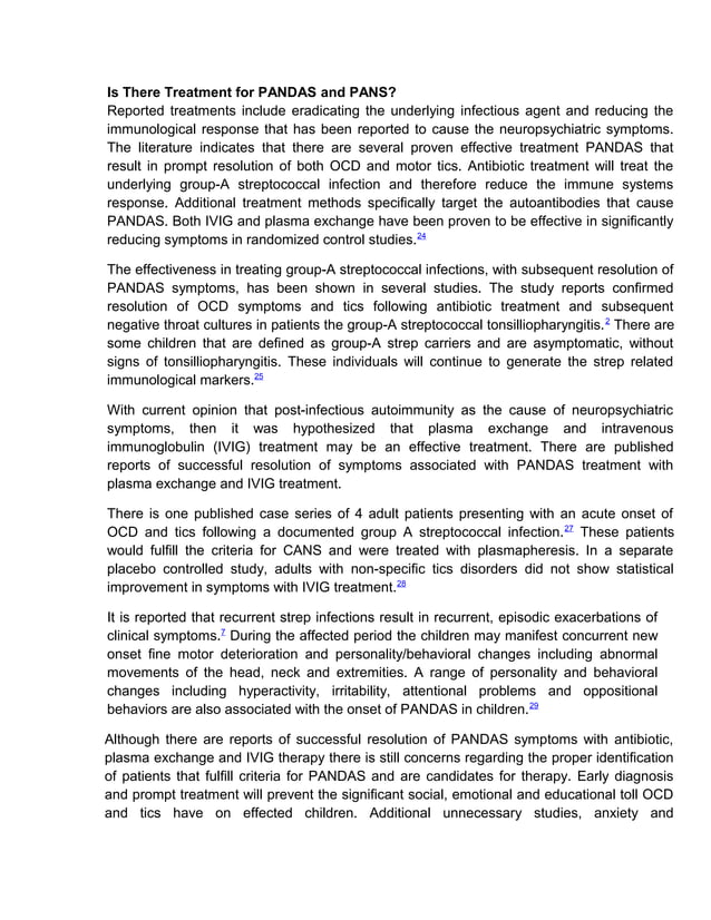 Pandas- Pediatric Pediatric Autoimmune Neuropsychiatric Disorders ...