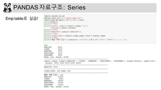Pandas | PPT