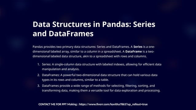 Complete Introduction To Pandas Pythonpptx Databases Computer 0247