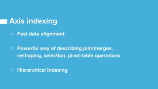 Pandas: High Performance Structured Data Manipulation | PPT | Free Download