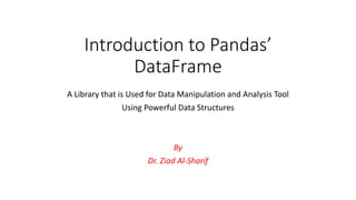 Pandas-(Ziad).pptx