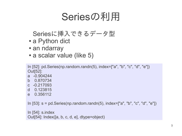 Intoroduction of Pandas with Python | PPT