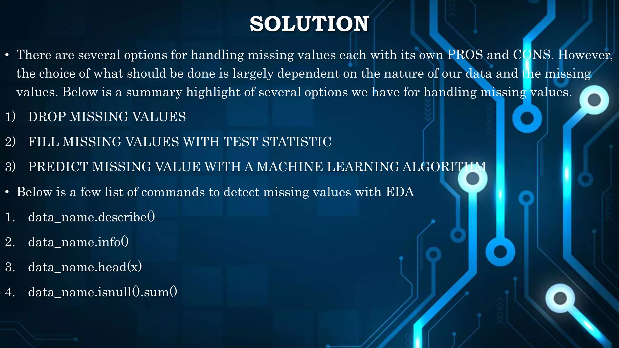 Pandas application | PPT