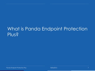 Panda Security - Endpoint Protection Plus | PPT