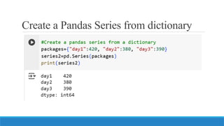 Pandas Library introduction Python.pptx