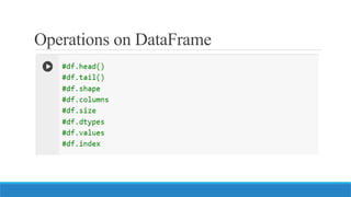 Pandas Library introduction Python.pptx