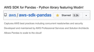 Pandas on AWS - Let me count the ways.pdf