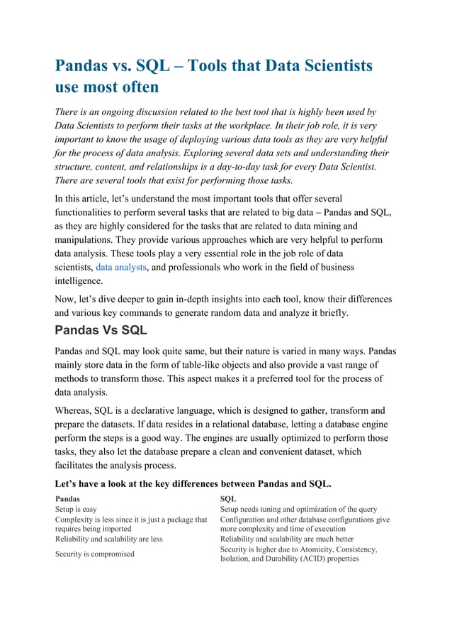Pandas vs. SQL – Tools that Data Scientists use most often.pdf