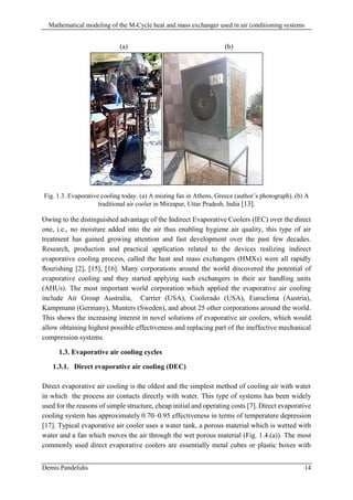 Pandelidis - Unknown - MATHEMATICAL MODELING OF THE M-CYCLE HEAT AND ...