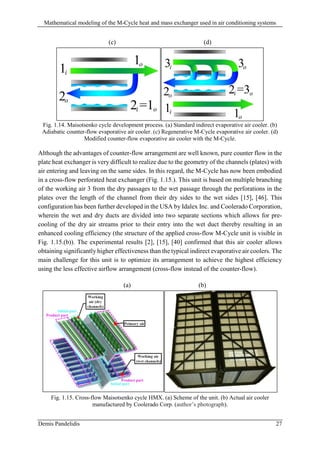 Pandelidis - Unknown - MATHEMATICAL MODELING OF THE M-CYCLE HEAT AND ...