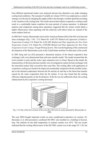 Pandelidis - Unknown - MATHEMATICAL MODELING OF THE M-CYCLE HEAT AND ...