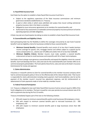 Payroll Risk Insurance Act - Concept | PDF