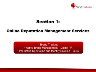 Pandemic Labs Services | PPT