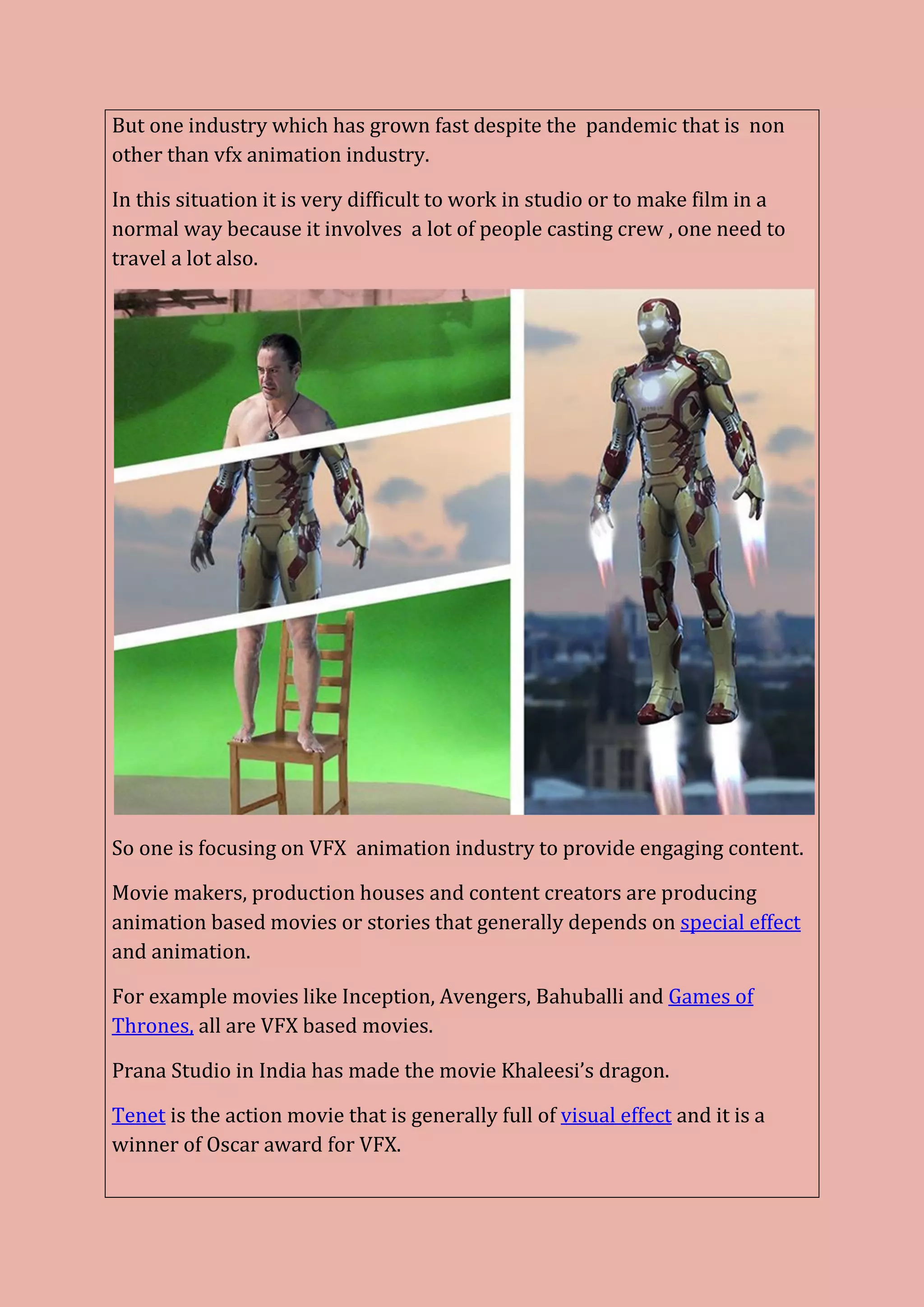 PANDEMIC RESHAPED INDIA’S VFX ANIMATION INDUSTRY | PDF | Computer Animation | Computer Software ...