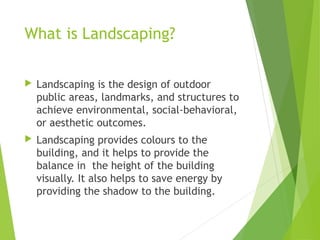 Landscape Architecture | PPT