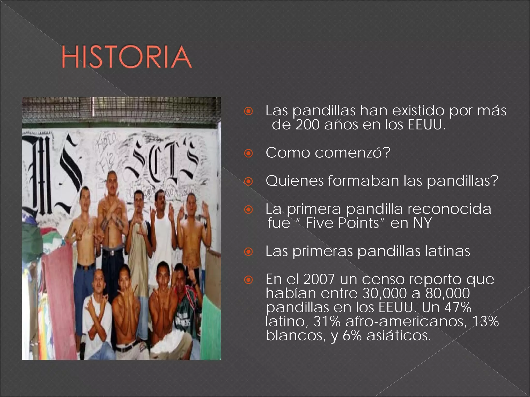 Las pandillas en el área metropolitana de Washington, D.C. | PPT