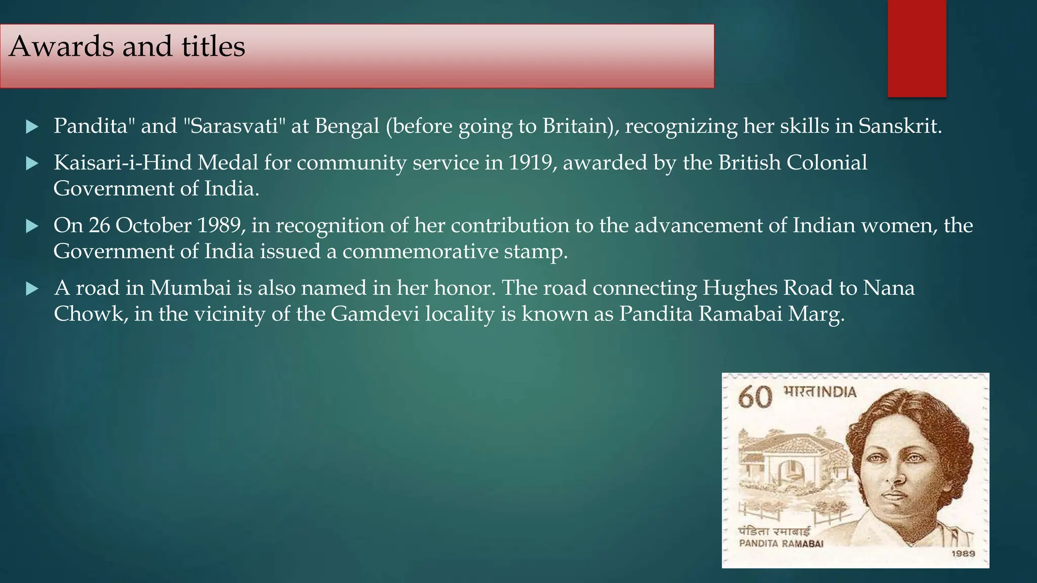 PANDITA RAMABAI- Indian political thought GENDER.pptx