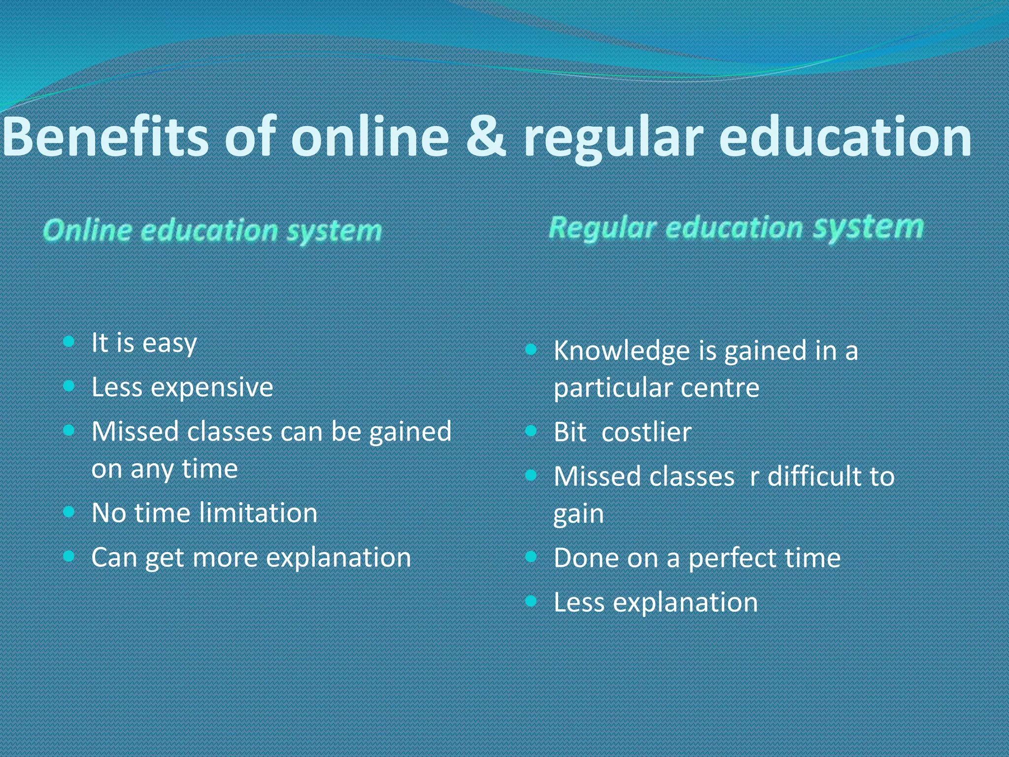 online education system | PPT